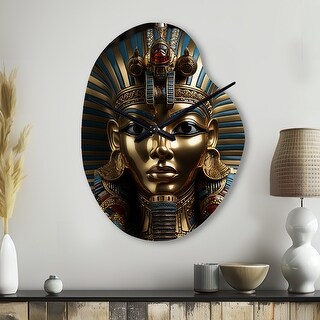 Designart - Egypt Pharaohs Legacy II - Egypt Large Wall Clocks ...