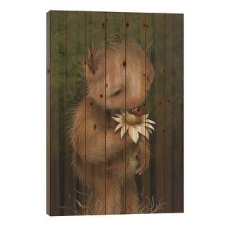 Ruby Print On Wood by Dan May - Multi-Color - Bed Bath & Beyond - 38304974