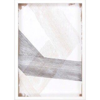 Chevron I Framed Art Giclee Under Glass - Grey - Bed Bath & Beyond ...