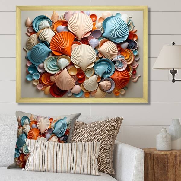 seashell wall stencils