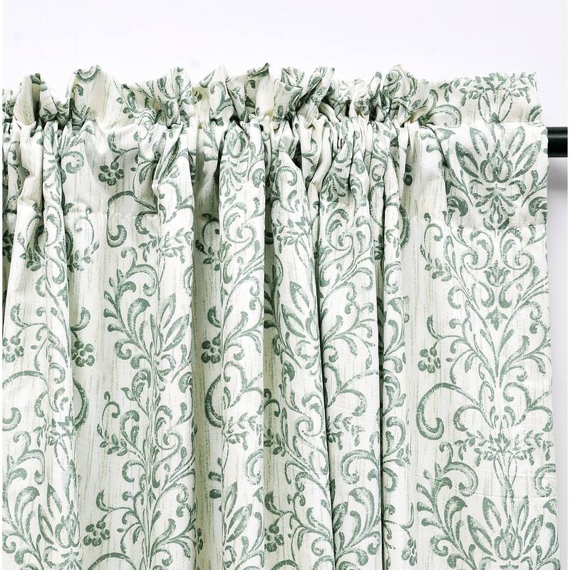 Serenta Mayfair Printed 2-Piece Curtain Set - 60" x 84" - Overstock ...