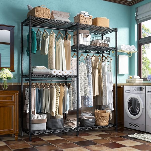 Heavy Duty Clothes Racks for Hanging Clothes Rack Load 795LBS Clothing ...
