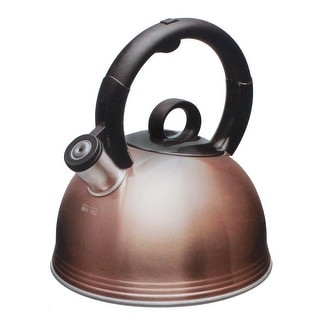 Copco 2.1 Quart Whistling Stainless Steel Tea Kettle for All Stovetop ...