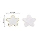 12 PCS Star Embroidered Patches Gold Edge Chenille Patches White - Bed ...