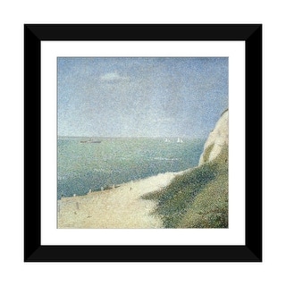 iCanvas "Beach at Bas Butin, Honfleur, 1886" by Georges Seurat - Bed ...