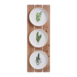Herbs Plates Wall Art - Bed Bath & Beyond - 22251451