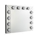 Roomfitters Noralie Mirrored & Faux Diamonds Mirror, Hollywood Backlit ...