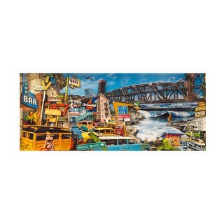John Roy 'Western Collage 21' Canvas Art - Bed Bath & Beyond - 39538000