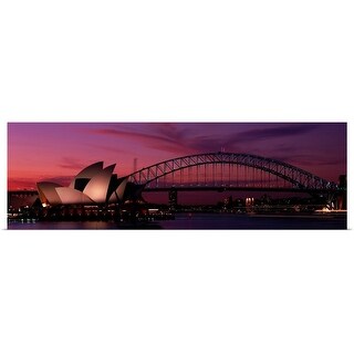 Opera House Bridge Sydney Australia Poster Print Multi Bed Bath