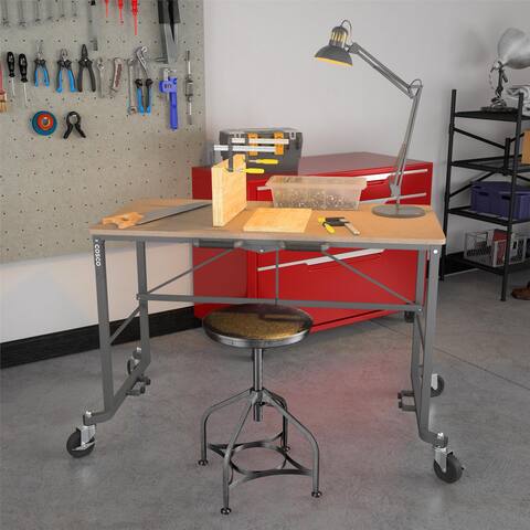 COSCO Smartfold Portable Folding Work desk with MDF work top ...