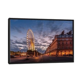 iCanvas "Rue De Rivoli, Paris" by Jerome Labouyrie Framed - Bed Bath ...