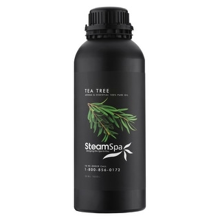 SteamSpa G-OILTEATREE1K Tea Tree Aromatherapy Oil for Steam Shower ...