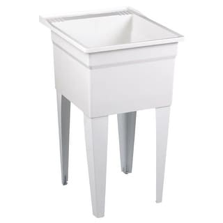 American Standard FL7 Fiat 20" Free Standing Molded Stone Utility Sink ...