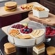 Innovaze 9-Compartment Round Food Storage Box with Removable Trays ...