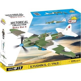 COBI Historical Collection WWII Ilyushin IL-2 1943, Toys for Kids, 643 ...