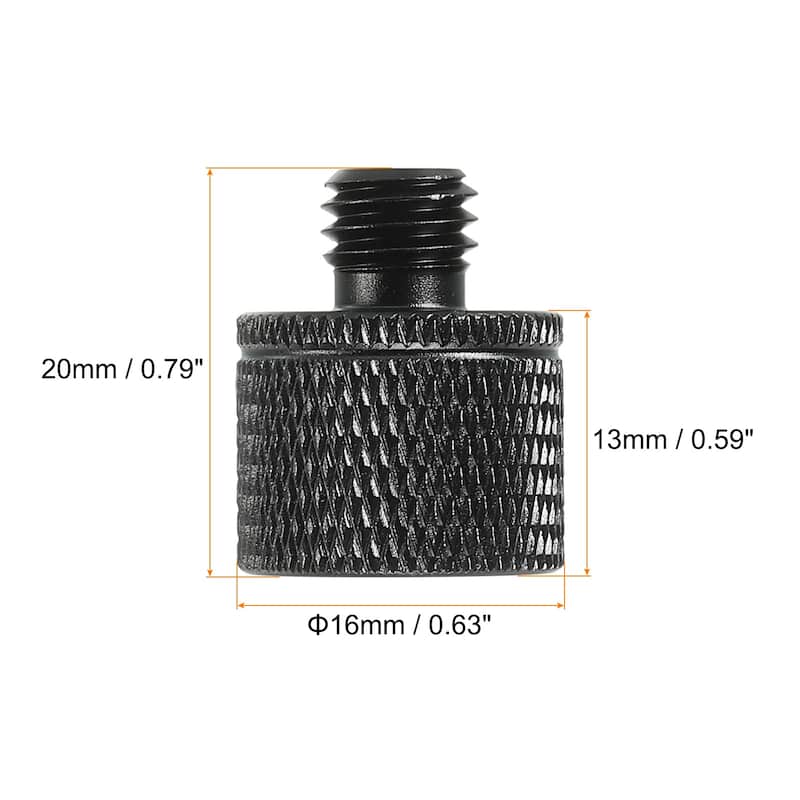 Mic Stand Adapter 1/4 Female to M8 Male Camera Screw Thread Adapter ...