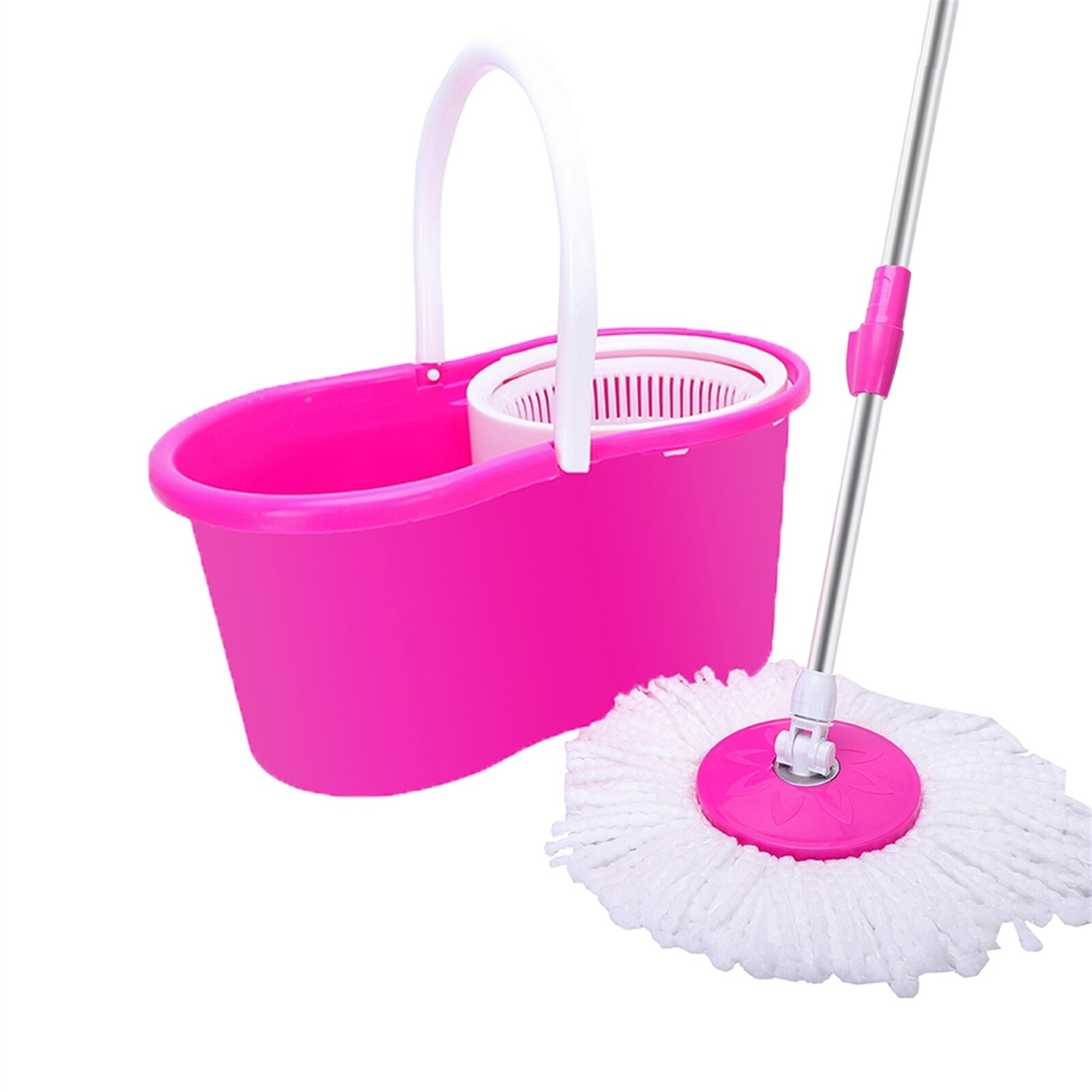 Purple spin mop store