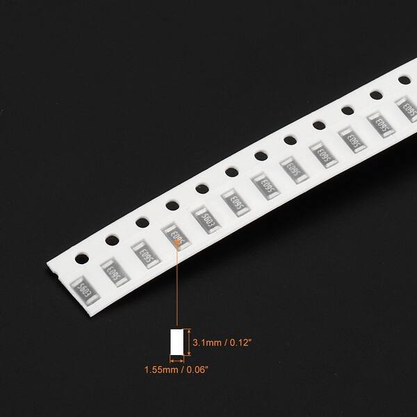 100 Pcs 1206 Chip Resistor 560K Ohm 1/4W Surface Mount Device Resistor ...