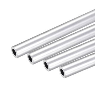 6063 Aluminum Round Tube 10mm OD 6mm Inner Dia 250mm Length Pipe Tubing ...