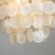 CraftHome 3 Light Coastal Capiz Shell Flush Mount Ceiling Light in ...
