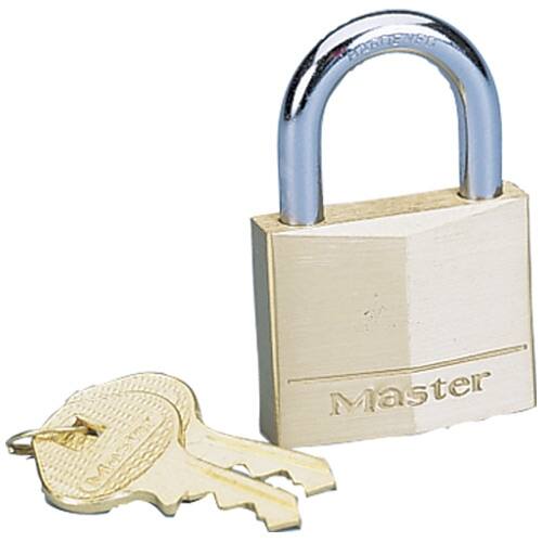 Master Lock 140D Solid Brass Padlock, 1-9/16'', 4 Pin - Bed Bath ...