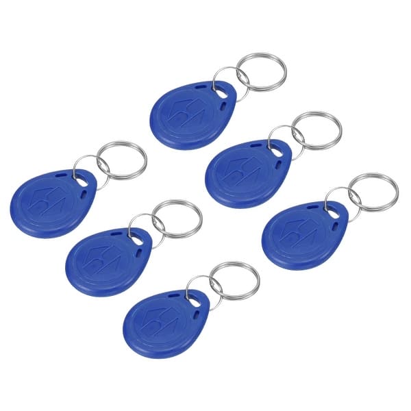 6Pcs ID Card Key Fobs RFID Proximity 125KHz Rewritable Copyable Token ...