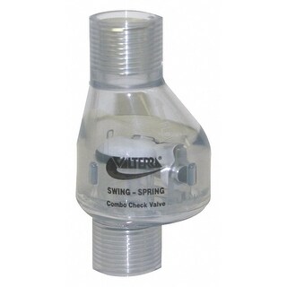 Valterra Check Valve,2.1094 in Overall L 200-C05F - 1 Each - 1/2" - Bed ...