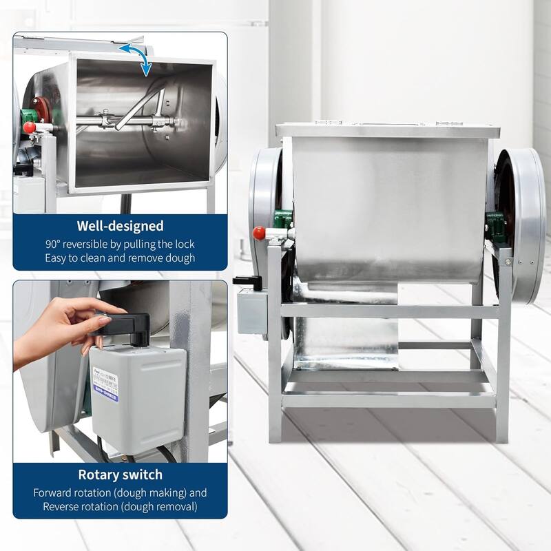 Commercial Dough Mixer, Professional Pizza Dough Mixer,Electric Stand ...