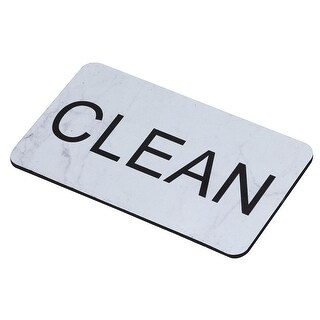 Dirty Clean Dishwasher Magnet, Refrigerator Sign Magnet, Black, White ...