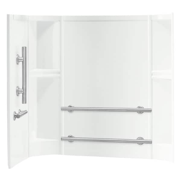 Sterling 71244113 Accord 55" x 60" x 30" Vikrell Shower Wall Set with ...