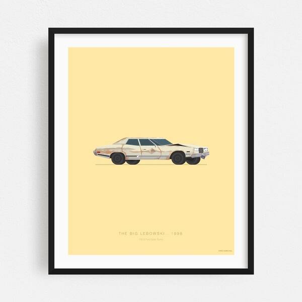 The Big Lebowski 1973 Ford Gran Torino Digital Cars Art Print/Poster ...