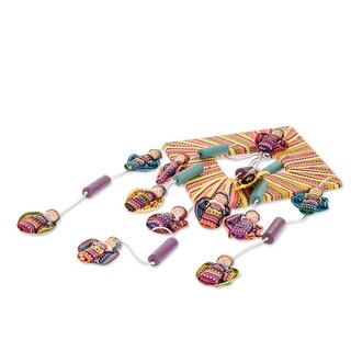 Novica Handmade Tell Us Your Troubles Cotton And Wood Mobile - Bed Bath ...