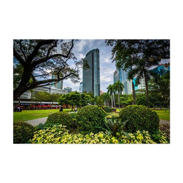 Manila Philippines Ayala Triangle Park Photography Art Print/Poster ...