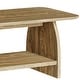 GDFStudio - Solmere Minimalist Rustic Rectangular Coffee Table with ...