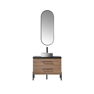 Miseno MV-705136C Trento 36" Free Standing Single Basin Vanity Set ...