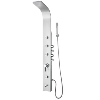 Stainless Steel Shower Panel System - Bed Bath & Beyond - 36255180