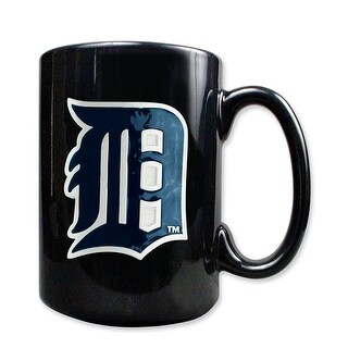 MLB Detroit Tigers 15 Oz. Black Ceramic Mug - Bed Bath & Beyond - 36202085