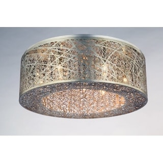 Bromi Design B8103 Royal 9 Light 23-5/8" Wide Flush Mount Drum Ceiling ...