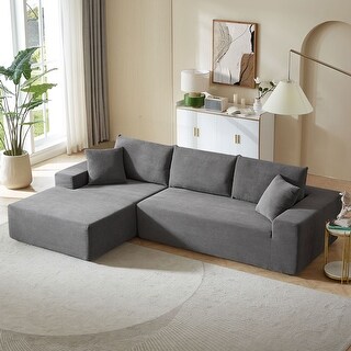 Modular Sectional Sofa L Shaped Modular Couch with Reversible Chaise ...
