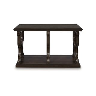 Signature Design by Ashley Maylee Dark Brown Sofa Table - 51.5" W x 19" D x 28.38" H - Bed Bath ...