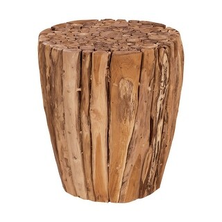 Teak Branch Accent Stool - Bed Bath & Beyond - 36030692