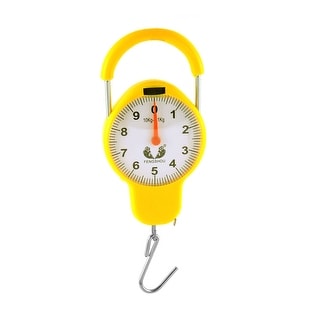 Household Portable Scale Measuring Tape Spring Balance Yellow 10KG ...