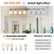 Modern 8-Light Vanity Light Fixture Brushed Nickel and Frosted Glass ...