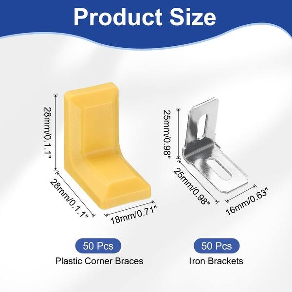 Metal Corner Braces L-Shape Right Angle Brackets Corner Braces for ...