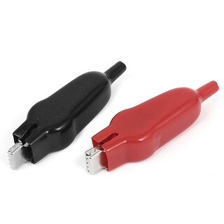 70mm Length Insulated Electrical Alligator Clips Connector 2pcs for ...