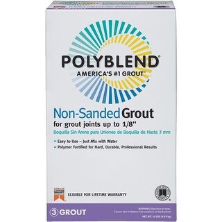 Custom Building Prod. 10Lb Snow White Ns Grout PBG1110 Unit: BOX - Bed ...