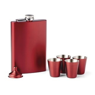 6-Piece Red Flask Set - Bed Bath & Beyond - 39766687