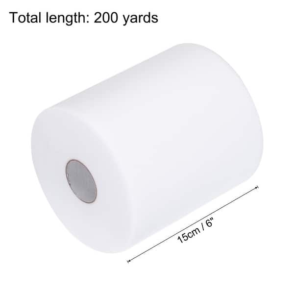 Tulle Rolls Fabric Spools 6" for Decoration Wrapping Wedding DIY Craft ...