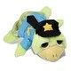 DolliBu Large Green Sea Turtle Police Officer Plush with Cop Uniform ...