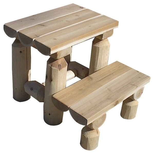 Cedar step stool store